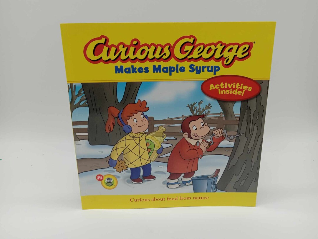 Children Book Curious George Makes Maple Syrup (papercover) - Etsy