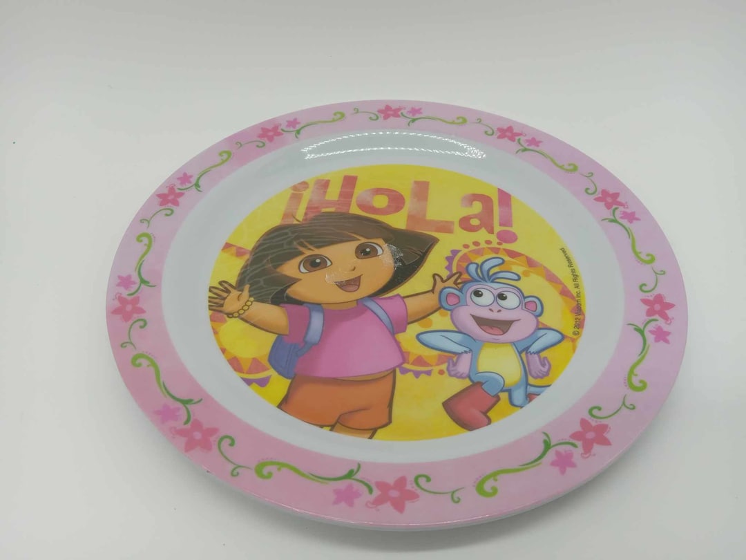 Dora the Explorer Hola Children Plate - Etsy