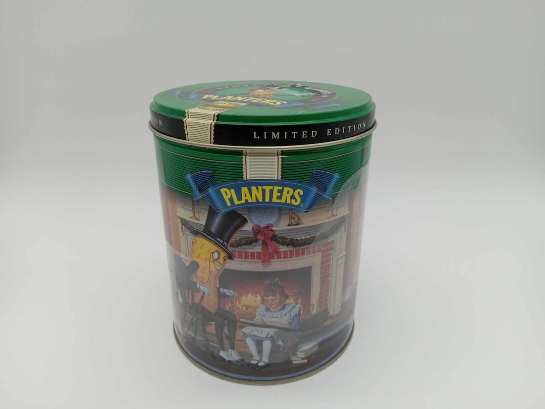 Vintage Planters Peanuts Tin Limited Edition Mr. Peanut - Etsy
