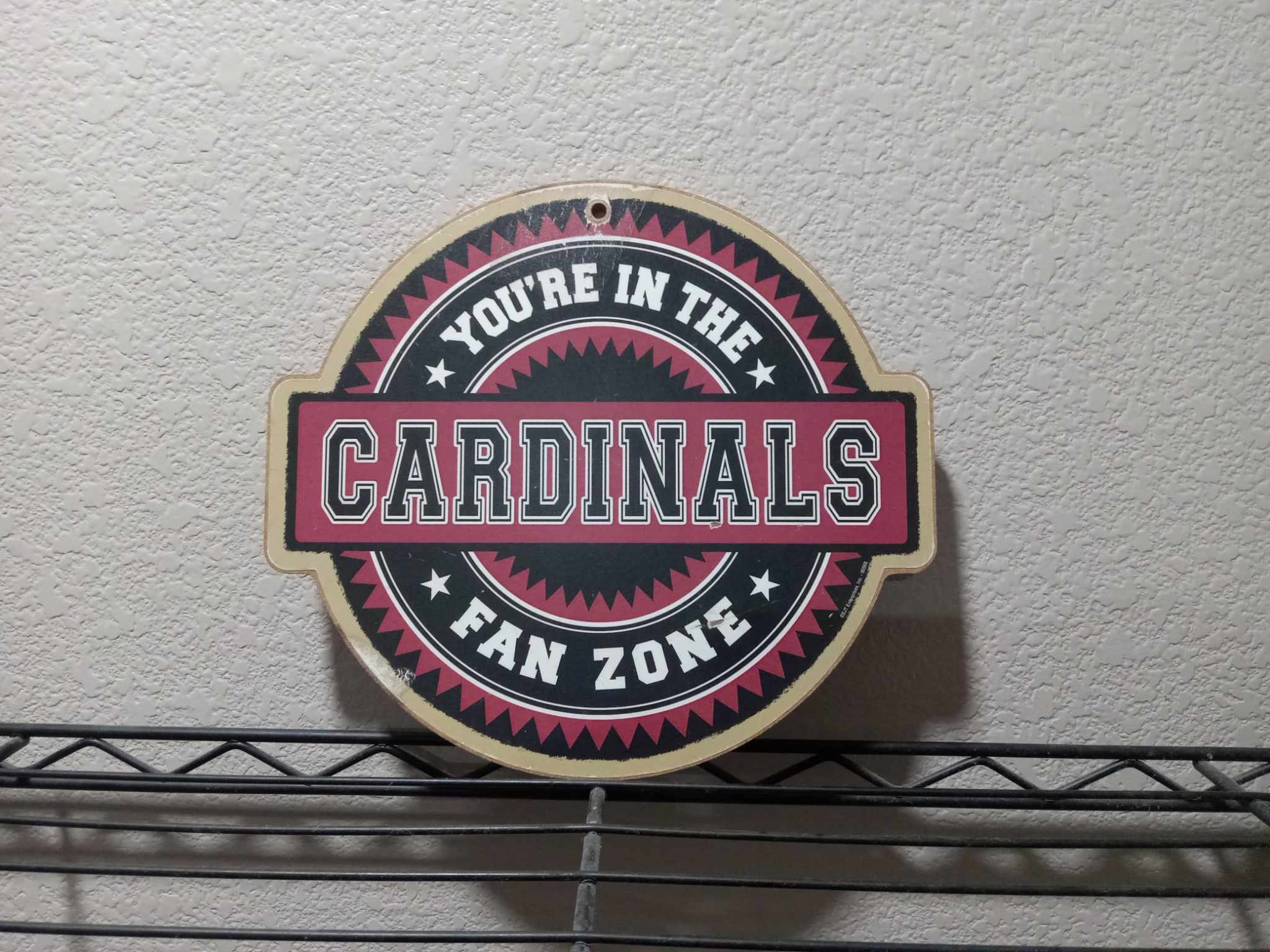 Arizona Cardinals Man Cave Fan Zone Wood Sign - Etsy
