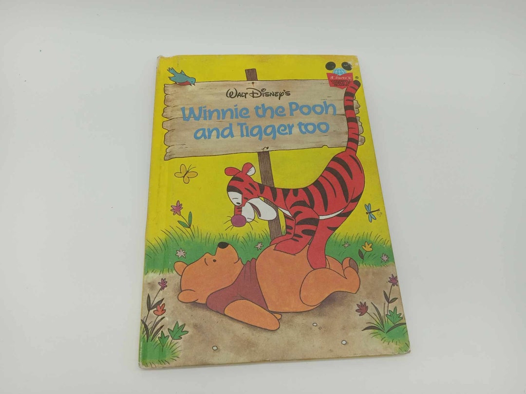 Children Book Disney's Winnie the Pooh and Tigger Too (hardcover) - Etsy