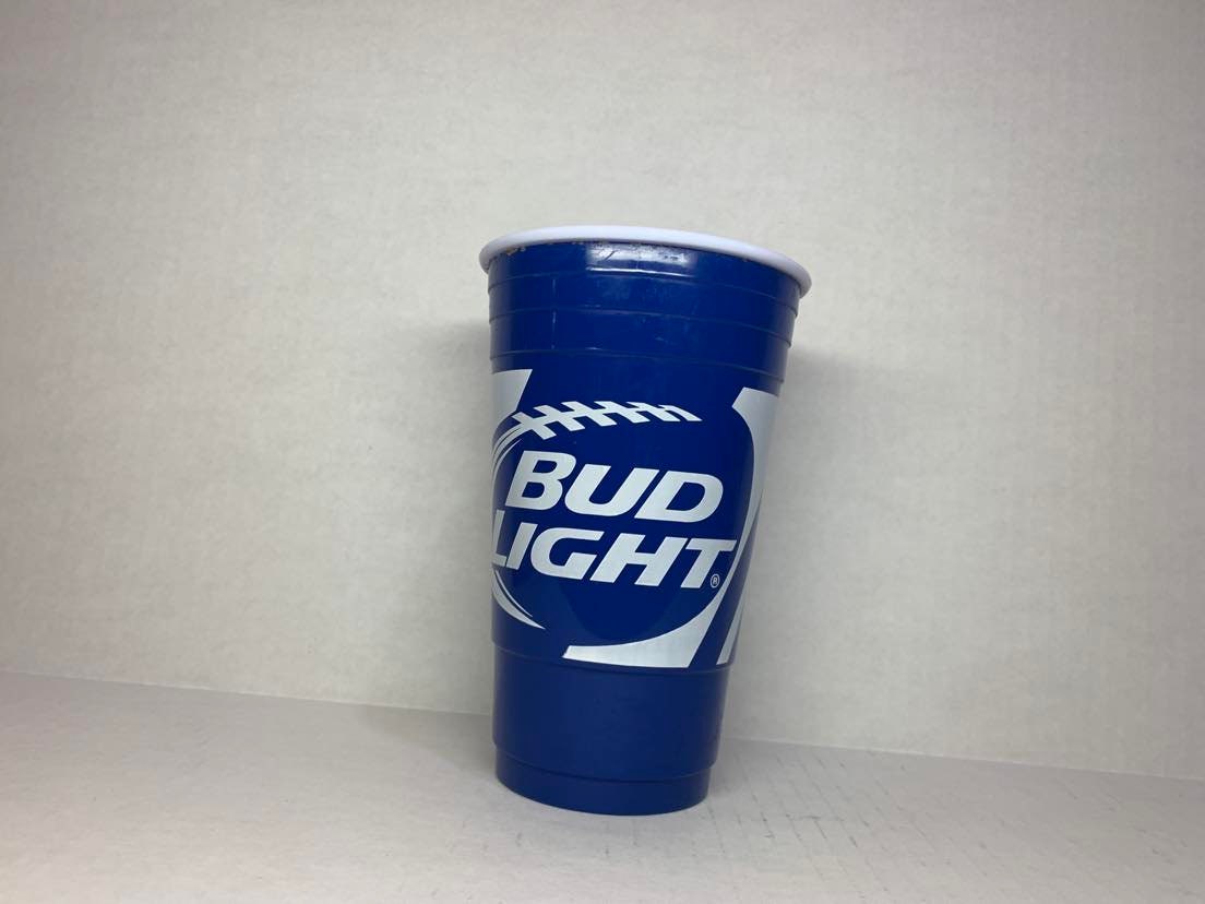 Bud Light Reusable Plastic NFL Cup - Etsy
