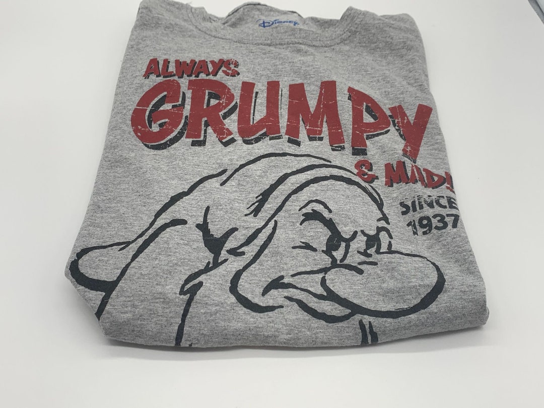 Vintage Always Grumpy Men T-shirt Distressed Medium Size - Etsy