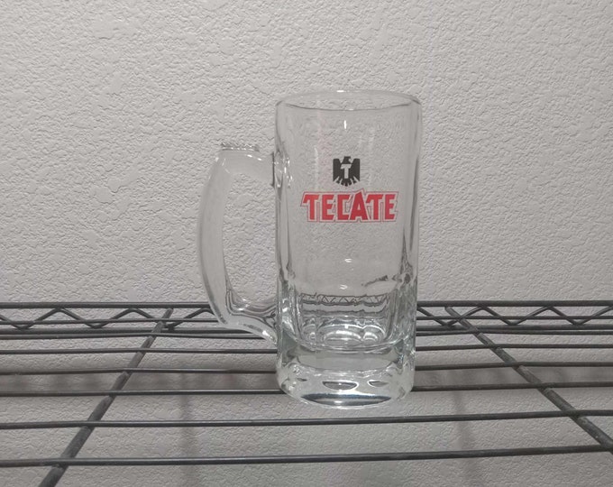 Tecate Cerveza Beer Mug Heavy Rare Find - Etsy