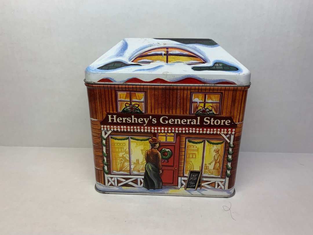 Vintage Hershey's Village General Store Metal Box - Etsy