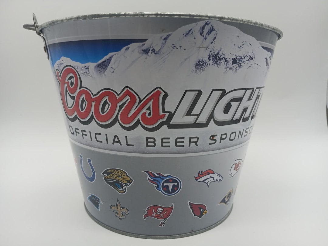 Coors Light Official Beer Sponsor Galvanized Metal W/handle FREE ...