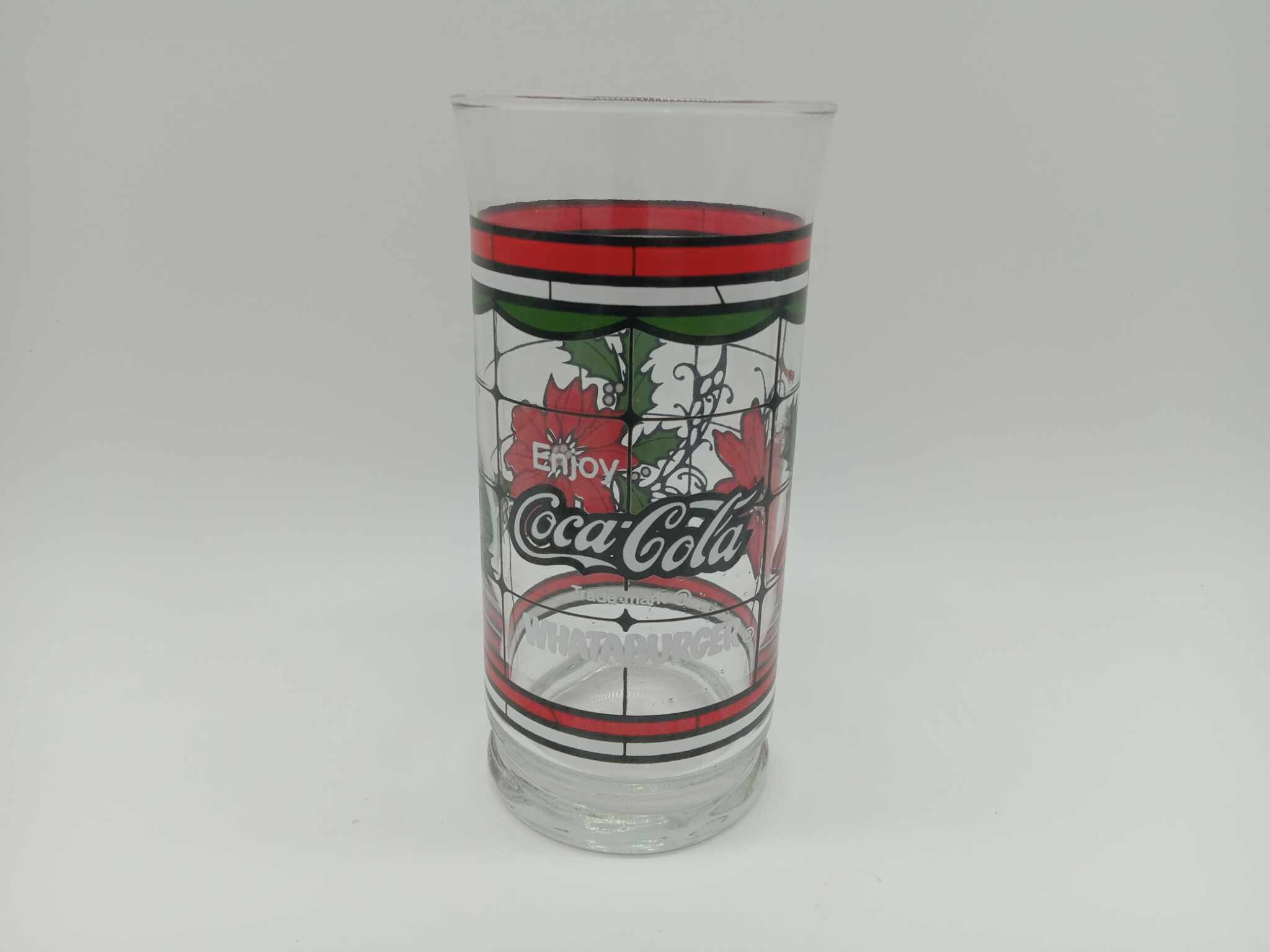 Vintage Whataburger Coca-cola Christmas Glass Tumbler - Etsy
