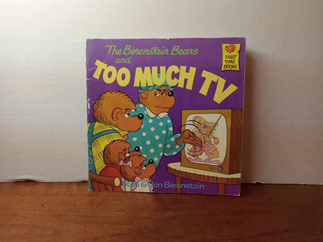Children's Book / the Berenstain Bears and Too Much TV - Etsy