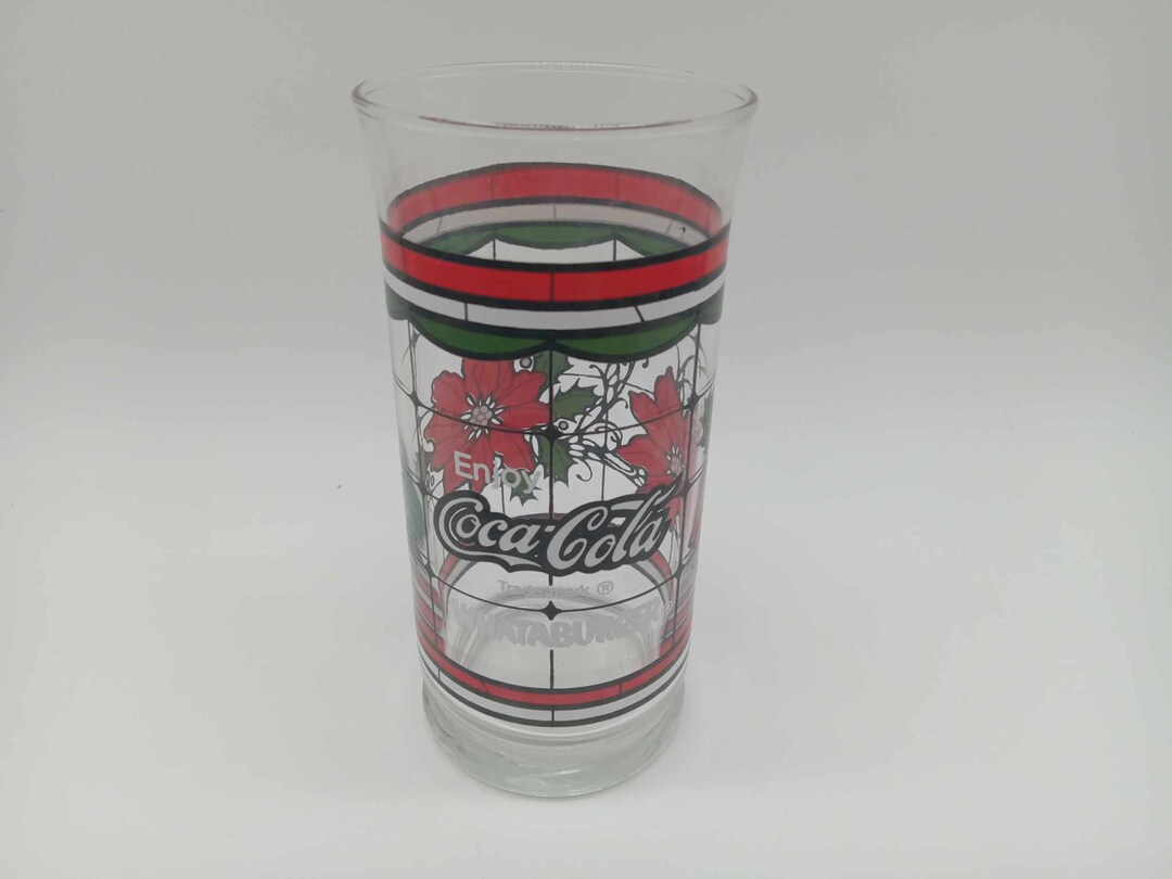 Vintage Whataburger Christmas Coca-cola Collectible Glass Tumbler - Etsy