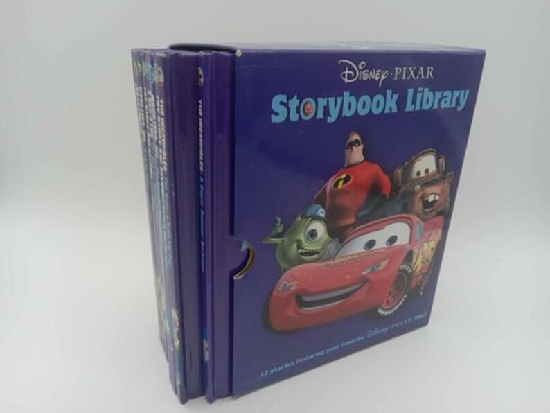 Disney Pixar Hardcover Storybook Library Collection - 12 Book Set - Etsy