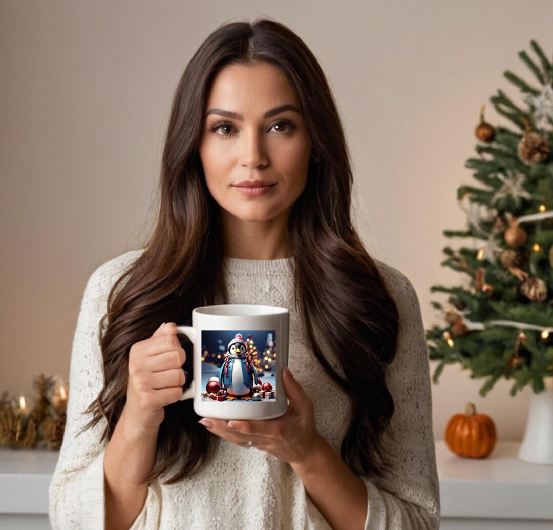 Personalized Penguin Coffee Mug - Custom Name Gift for Animal Lovers ...