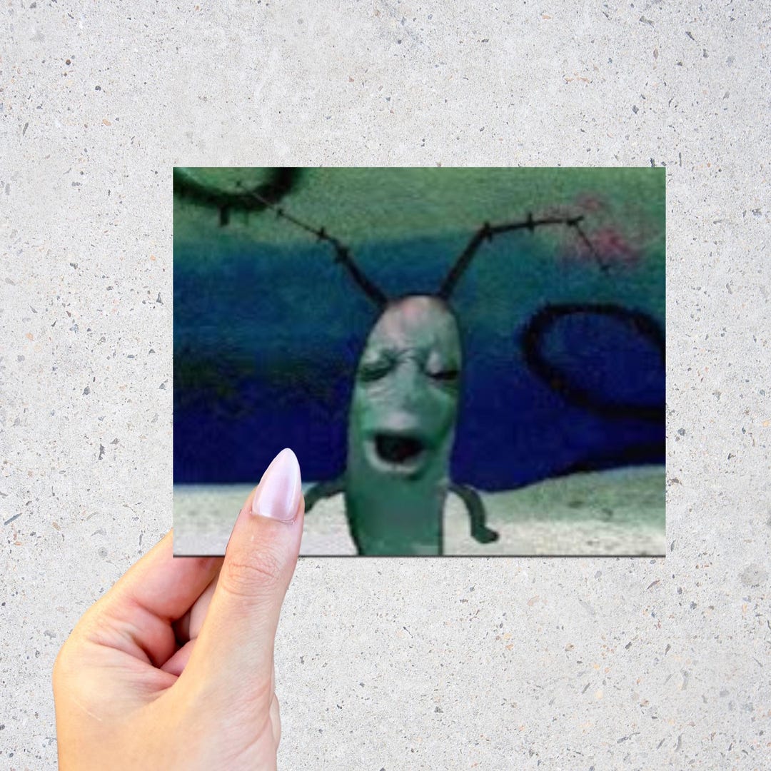 Plankton Meme Sticker Car Sticker Car Decal Bumper Sticker Funny Car ...