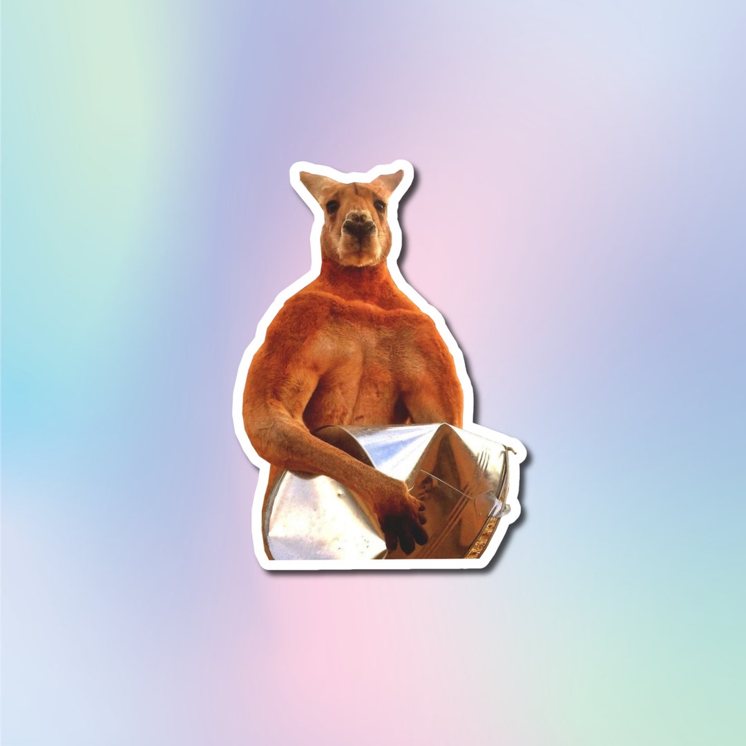 Kangaroo Car Sticker Car Decal Bumper Sticker Funny Car Stickers Buff ...