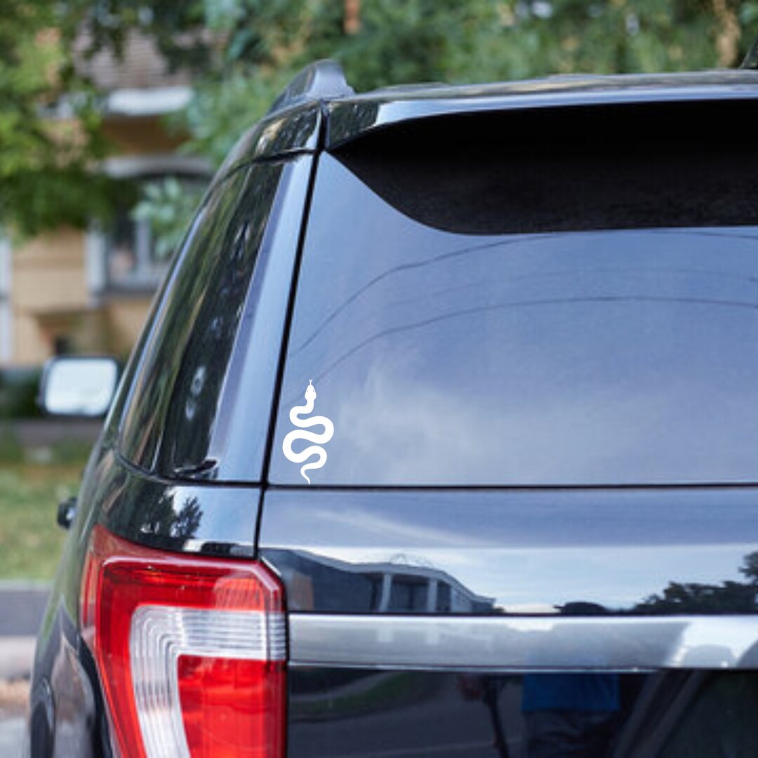 Snake Car Sticker Car Decal Bumper Sticker Animal Stickers - Etsy