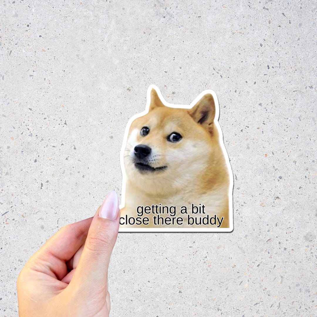 Doge Meme Sticker Car Decal Bumper Sticker Funny Car Stickers Meme ...