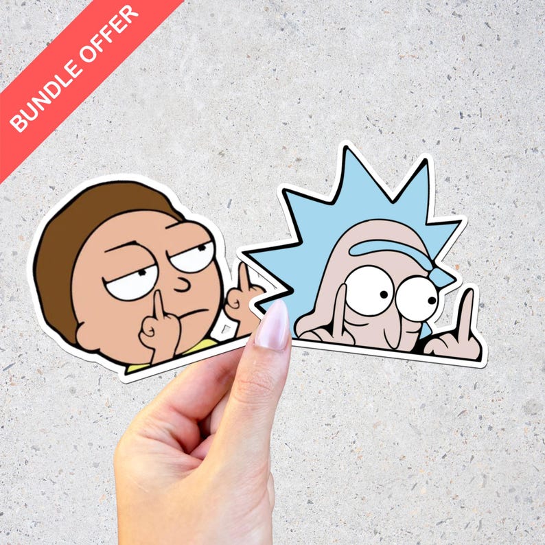 The Rick and Morty Sticker Bundle - Etsy Australia