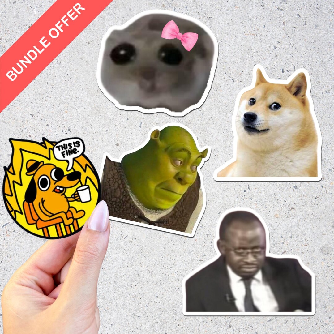 The Mega Meme Sticker Bundle - Etsy