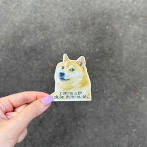 Doge Meme Sticker Car Decal Bumper Sticker Funny Car Stickers Meme ...
