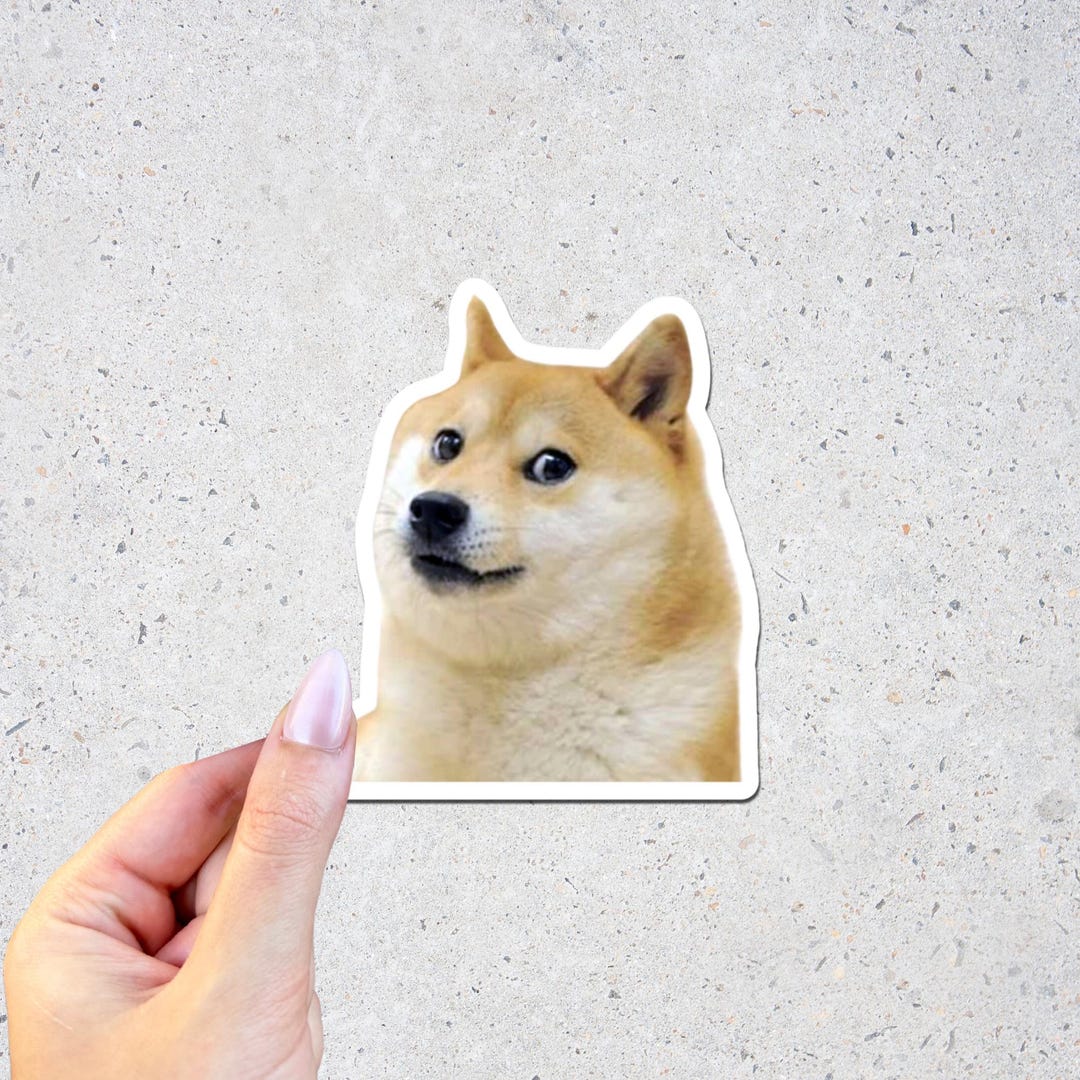 Doge Meme Sticker Car Decal Bumper Sticker Funny Car Stickers Meme ...