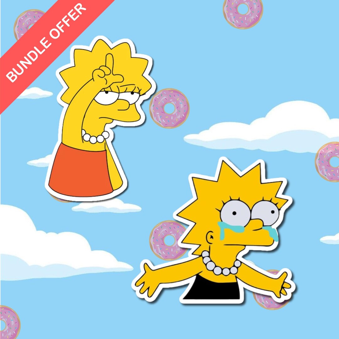 Bundle L Lisa Lisa Crying Car Sticker Car Decal Bumper Sticker Funny ...