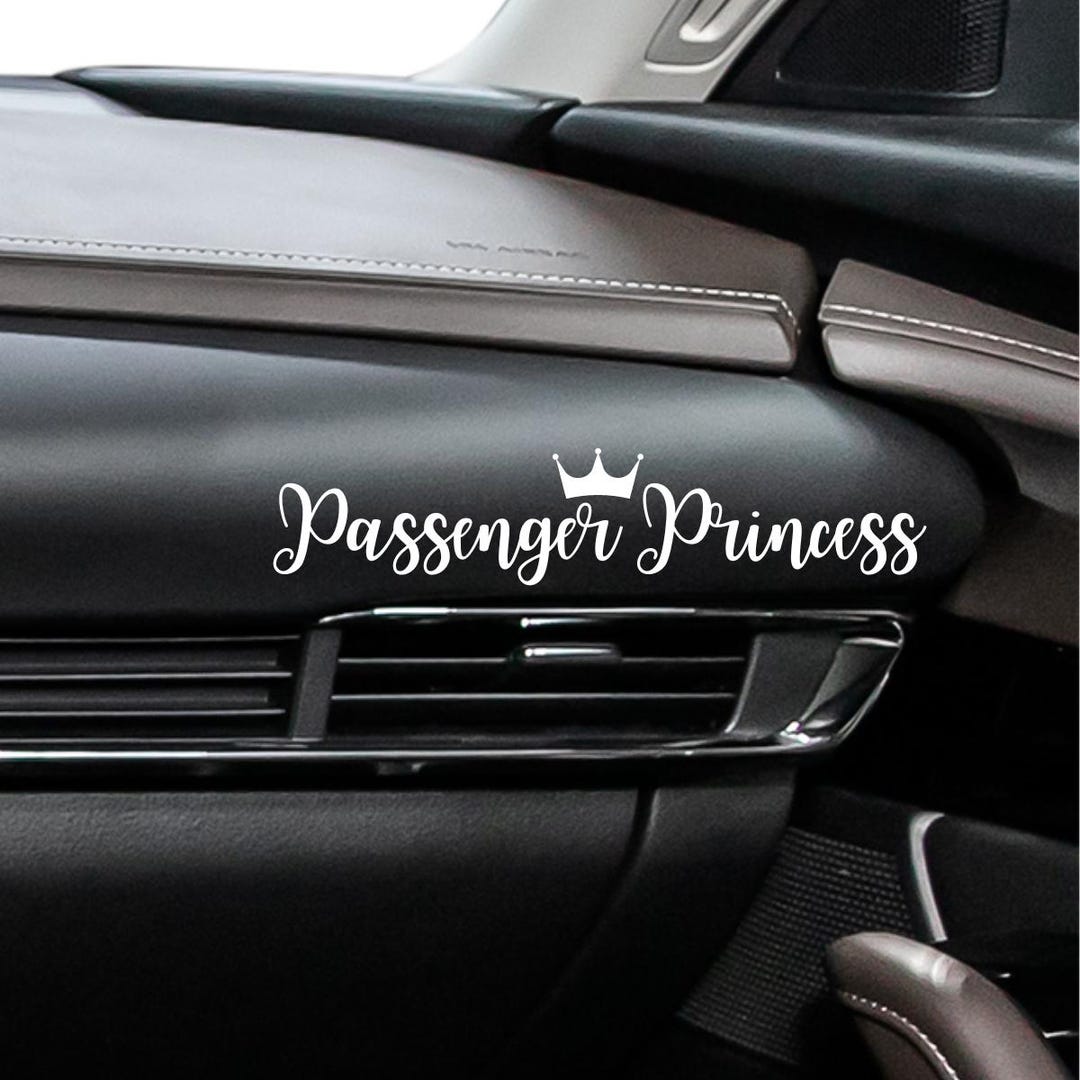 Passenger Princess Decal Car Sticker Car Decal Bumper Sticker ...