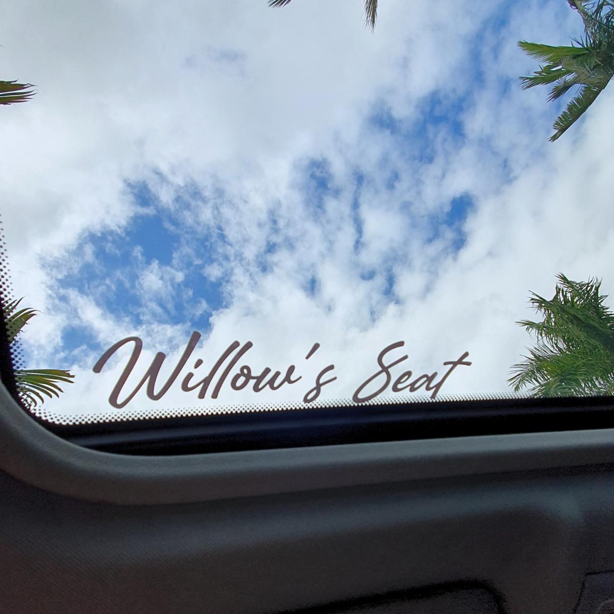 Custom Name's Seat Decal Car Sticker Car Decal Bumper Sticker Vinyl ...