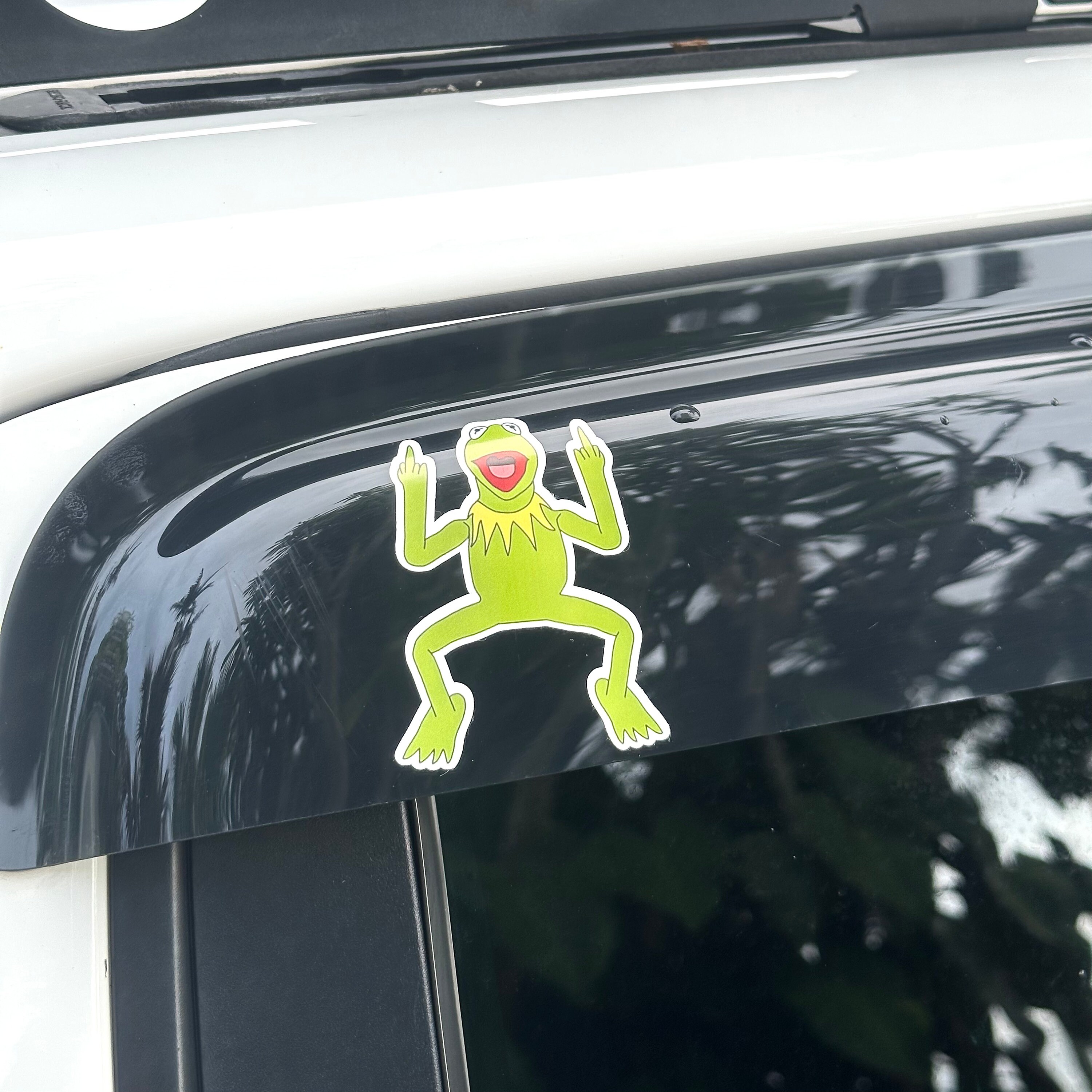 Kermit Bundle Kermit Middle Finger - Kermit Sipping Tea - Car Sticker ...