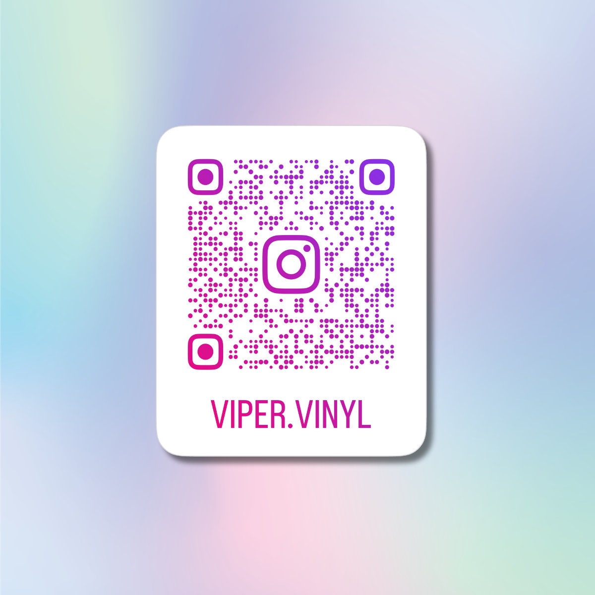 Custom Instagram QR Code Car Sticker Car Decal Bumper Sticker Social ... Custom Instagram QR Code Car Sticker Car Decal Bumper Sticker Social ...