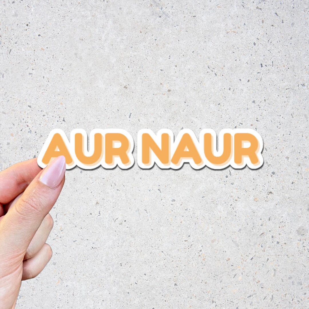 Aur Naur Sticker Car Sticker Car Decal Bumper Sticker Funny Car ...