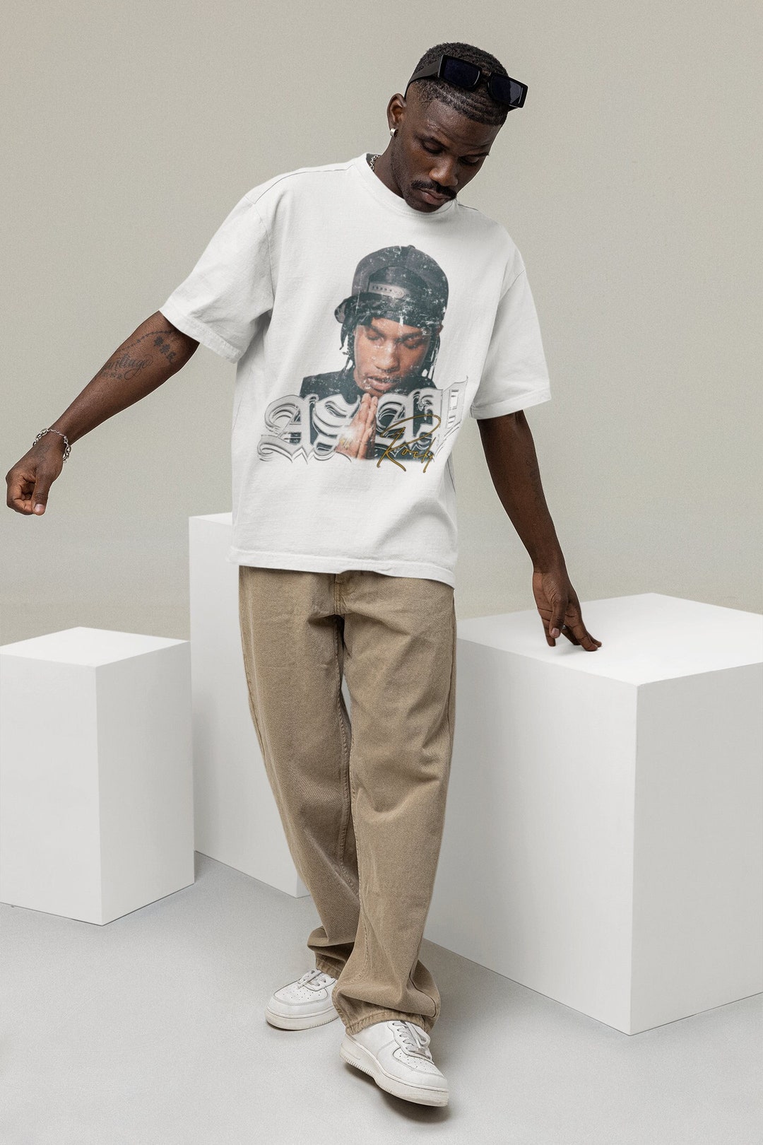 Asap Rocky Tshirt, Asap Rocky Bootleg Tshirt, Rapper Shirt, Hip Hop Tee ...