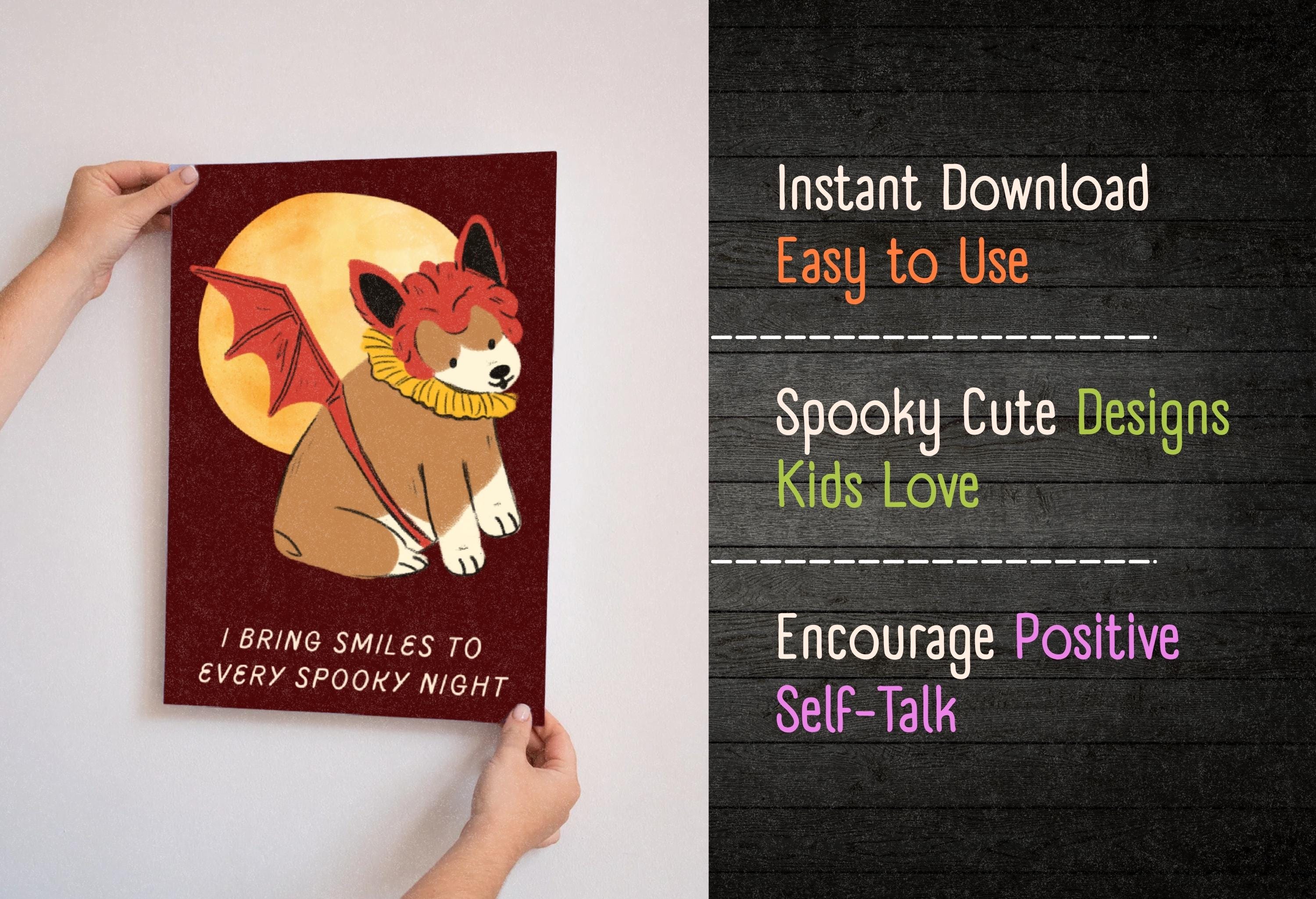 Halloween Affirmation Cards for Kids: Spooky Lunchbox Notes (digital ...