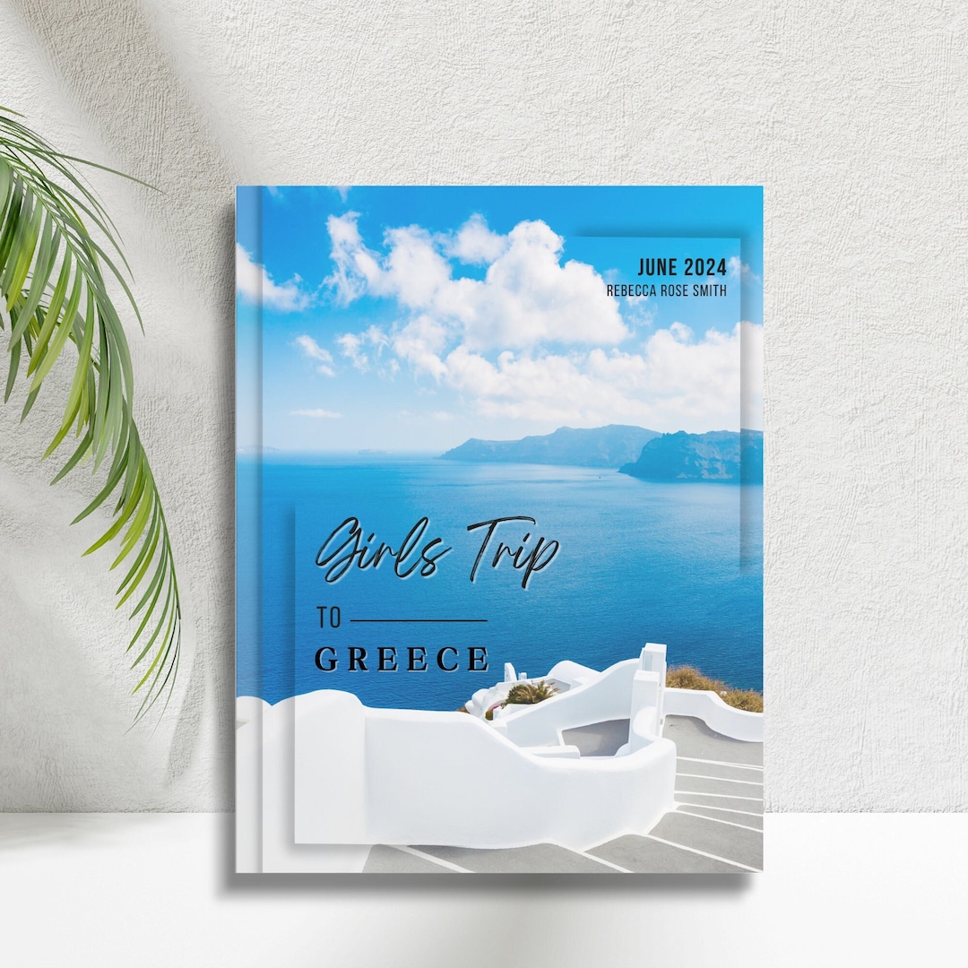 Travel Photo Album Template, Girls Trip Photobook, Decorative Custom ...