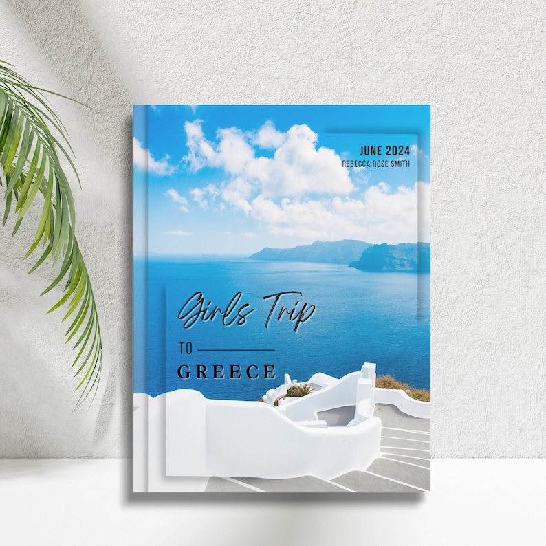 Travel Photo Album Template, Girls Trip Photobook, Decorative Custom ...