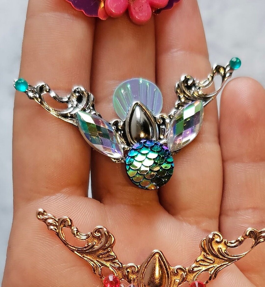 Princess/queen/mermaid Forehead Inspired Face Bling-cluster - Etsy