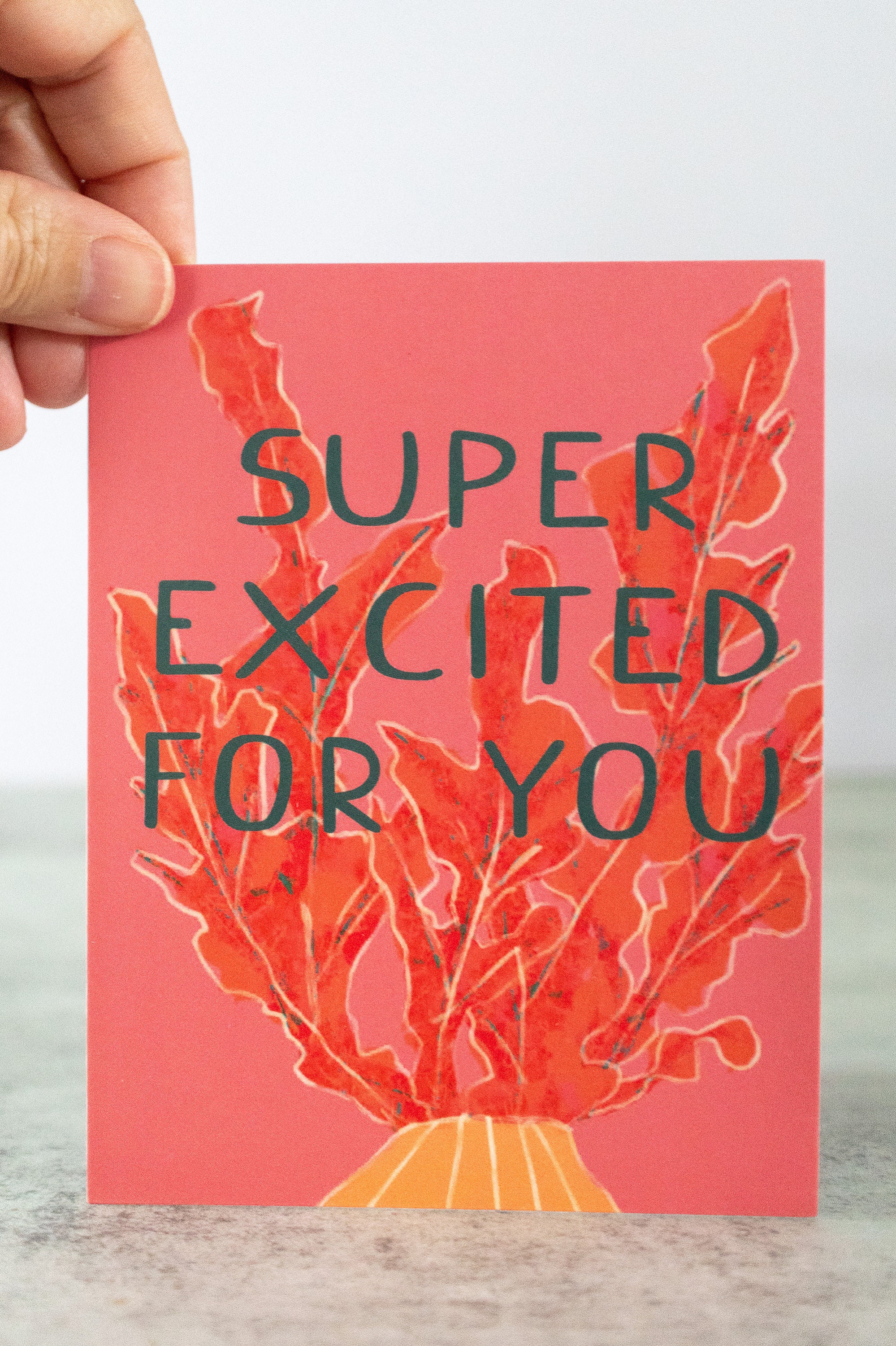 Congratulations Card – Super Excited for You | Handmade Greeting Card ...