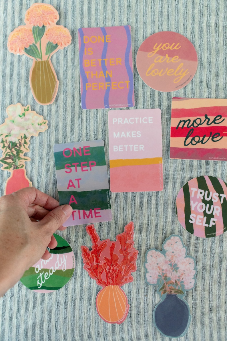 Self Love Sticker, Self Care Quote, Aesthetic Sticker for Laptop ...