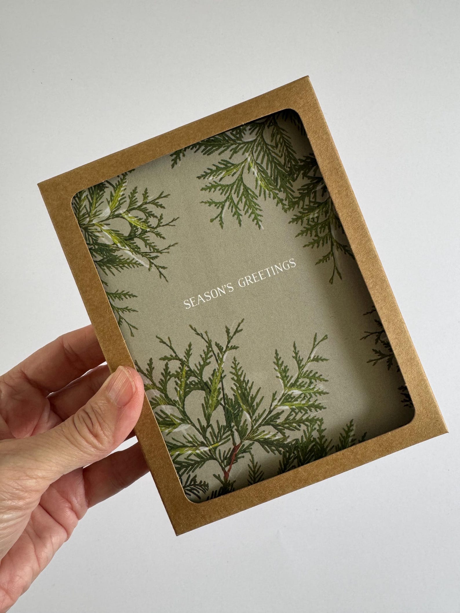 Christmas Card Boxed Set, Season's Greetings - Etsy