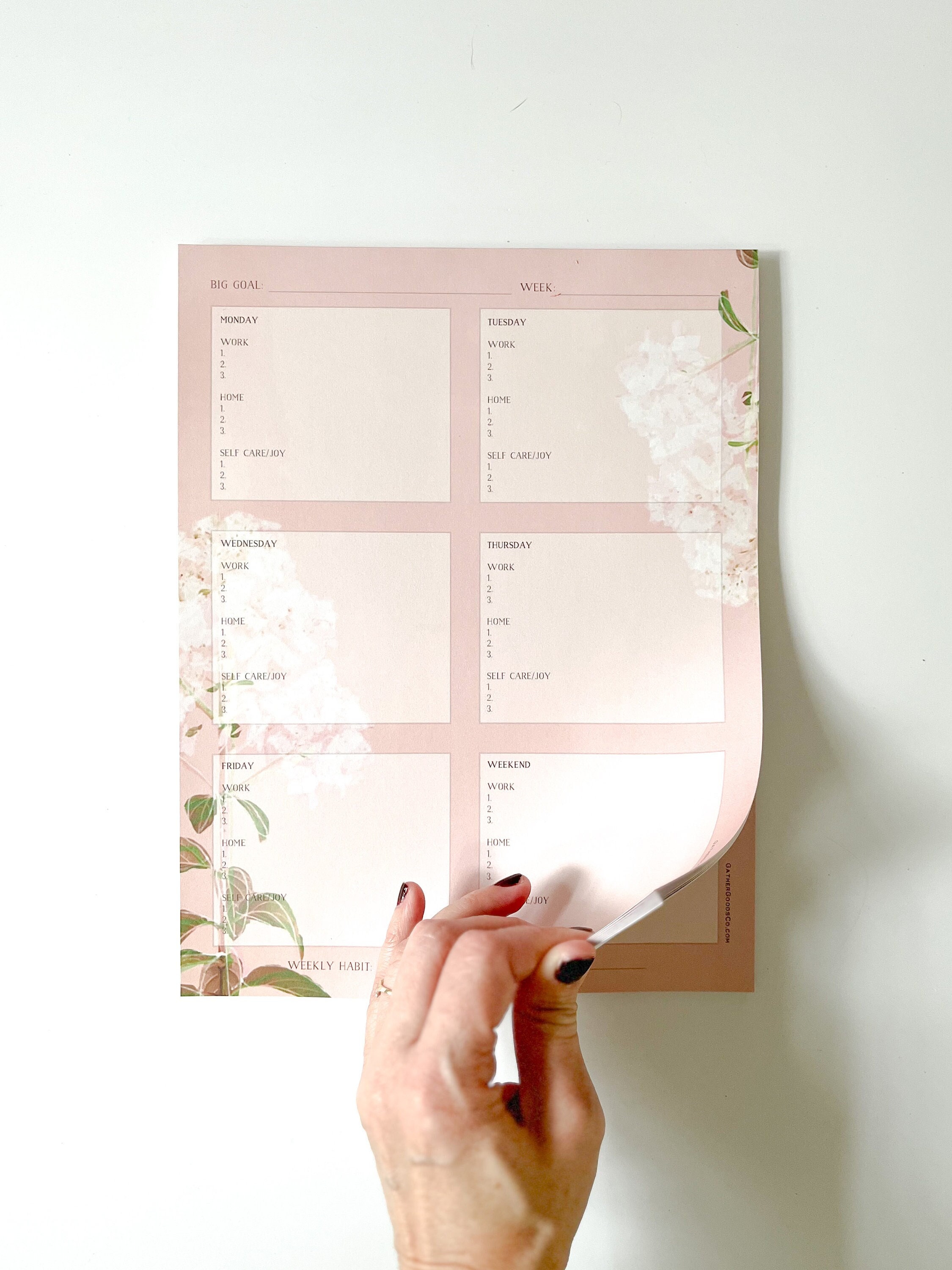 Weekly Notepad, Notepad Planner, to Do List Notepad, Planner Pad ...
