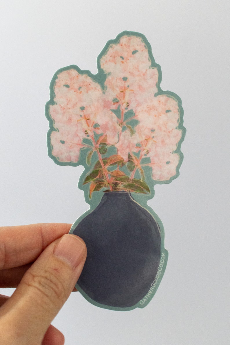 Hydrangeas Sticker Hydrangea Plant Hydrangea Art Southern - Etsy