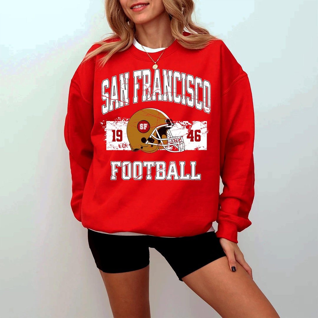 Vintage San Francisco 49er Football Sweatshirt Gift Merch for 49ers ...
