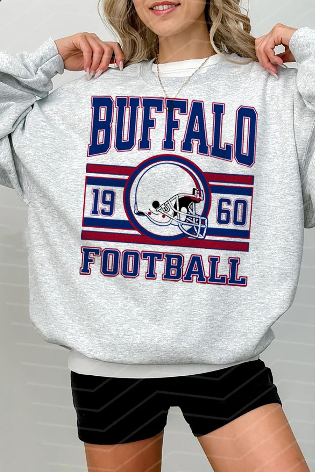 Vintage Buffalo Bill Football Fan Gift Sweatshirt, Buffalo Bill Game ...