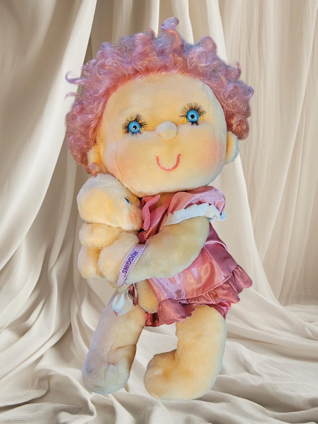 Vintage 80s Hugga Bunch Plush Doll Huggins - Etsy
