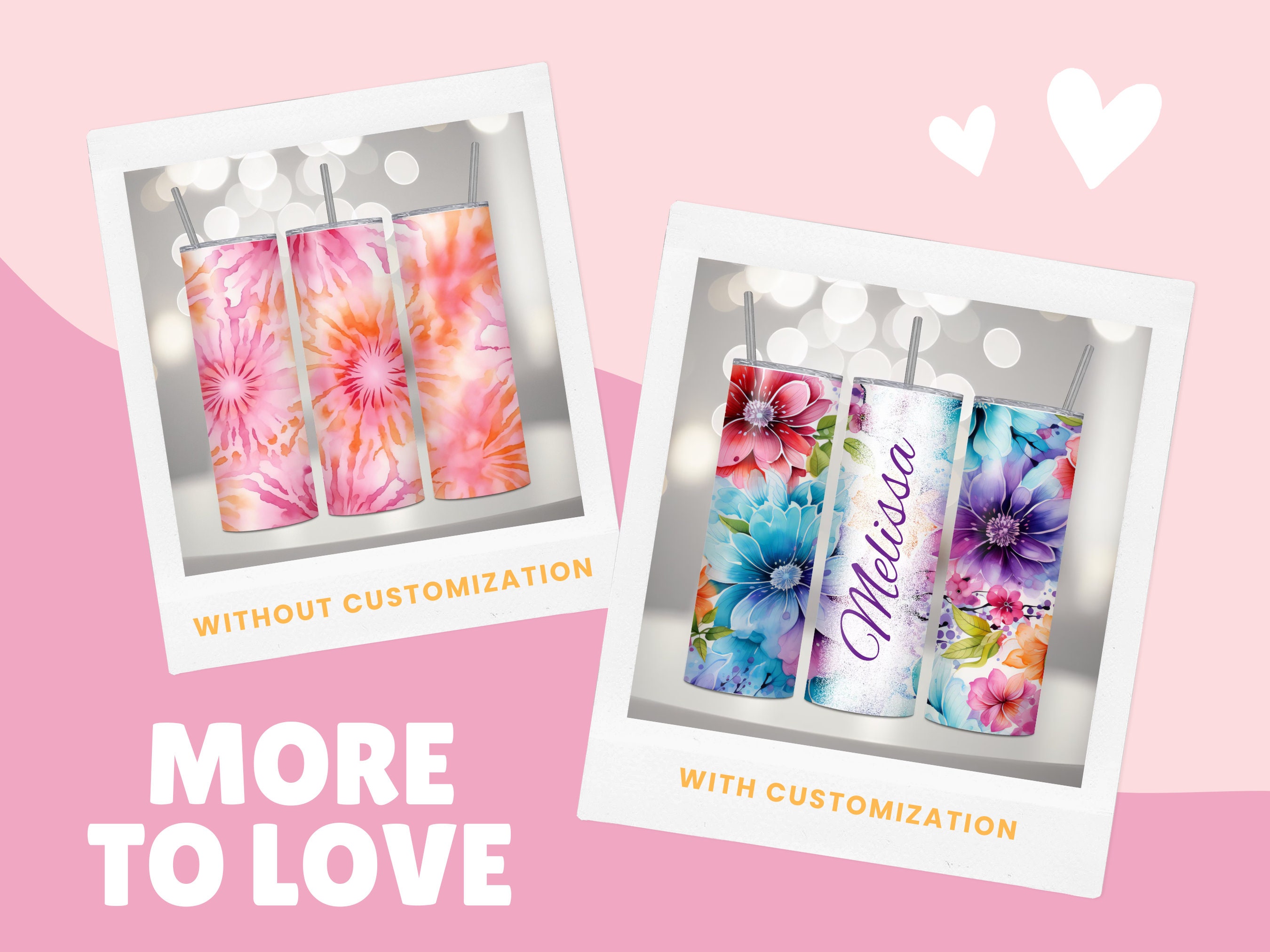 232 Pink Orange Tie Dye 20 Oz Stainless Steel Travel Mug - Etsy