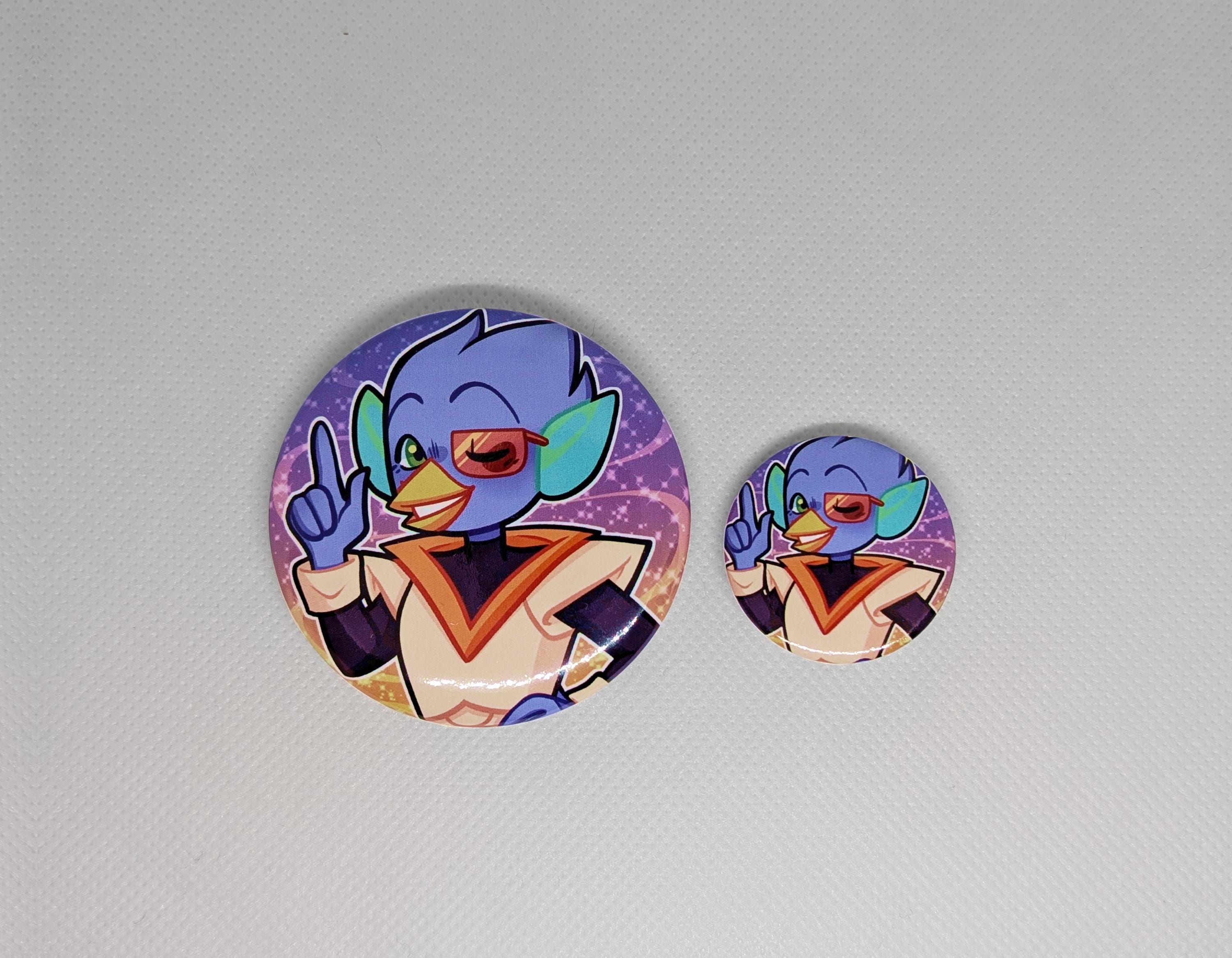 58mm & 32mm Deltarune Buttons - Etsy