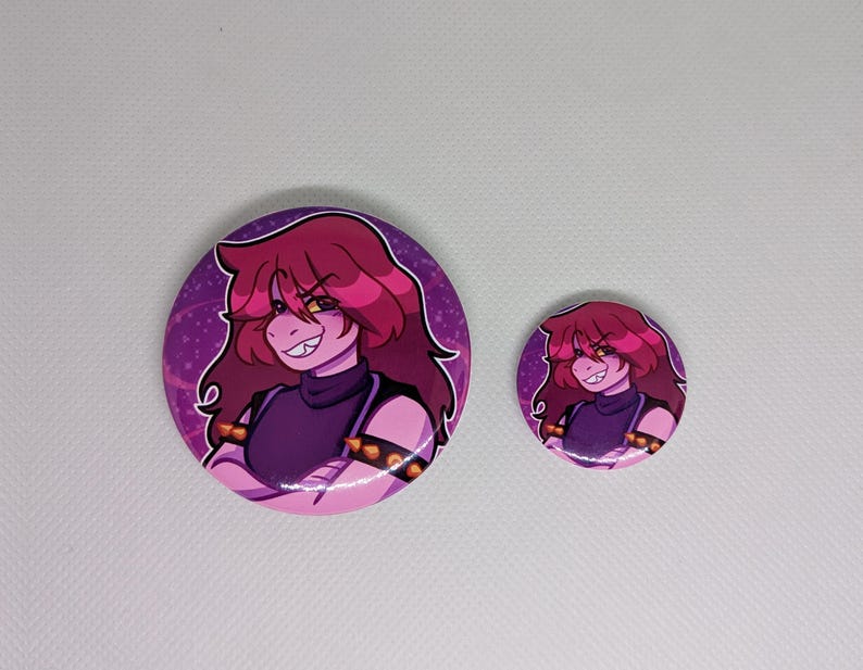 58mm & 32mm Deltarune Buttons - Etsy