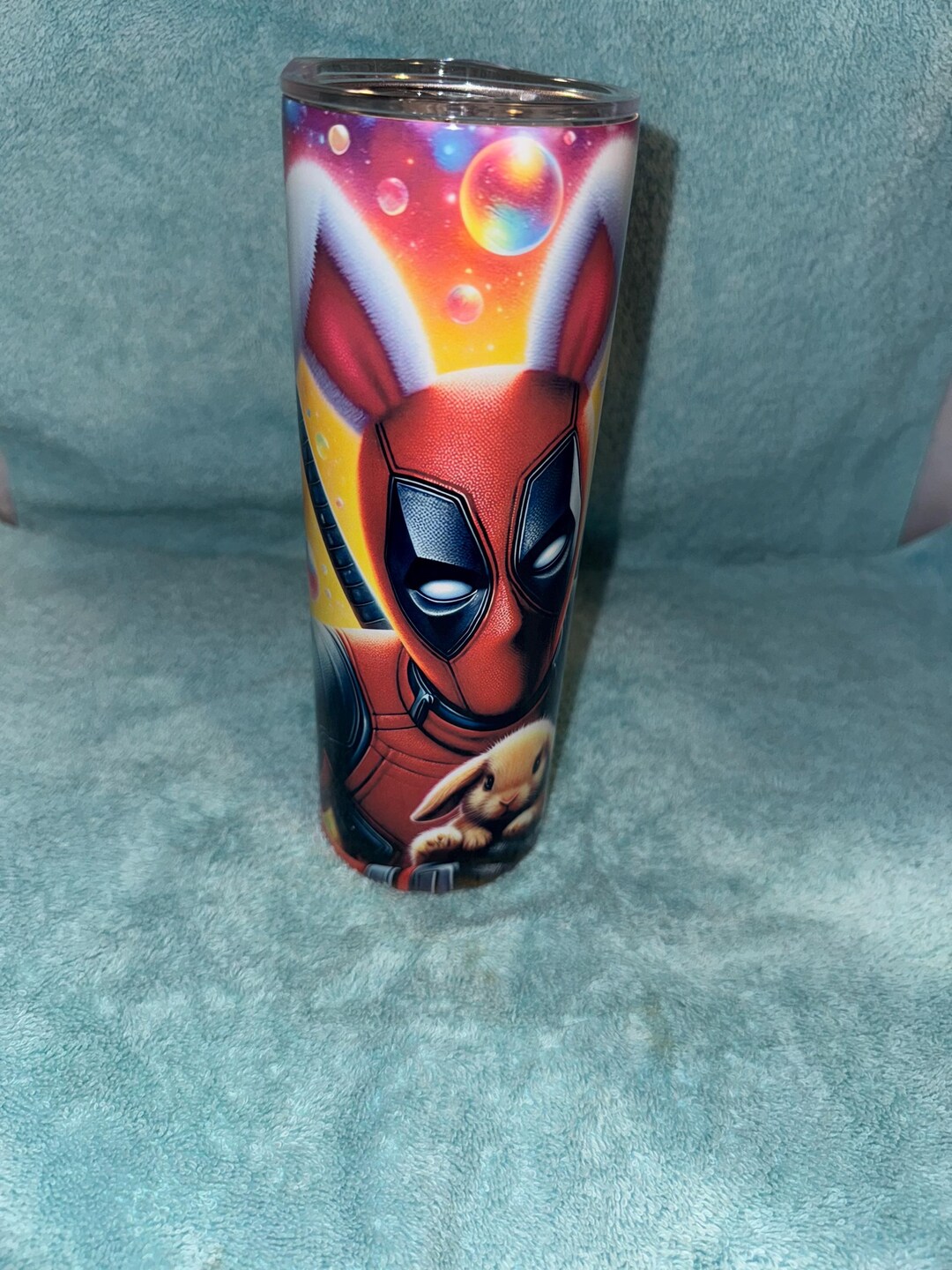 Deadpool Easter Tumbler. Marvel Easter 20 Ounce Skinny Straight ...