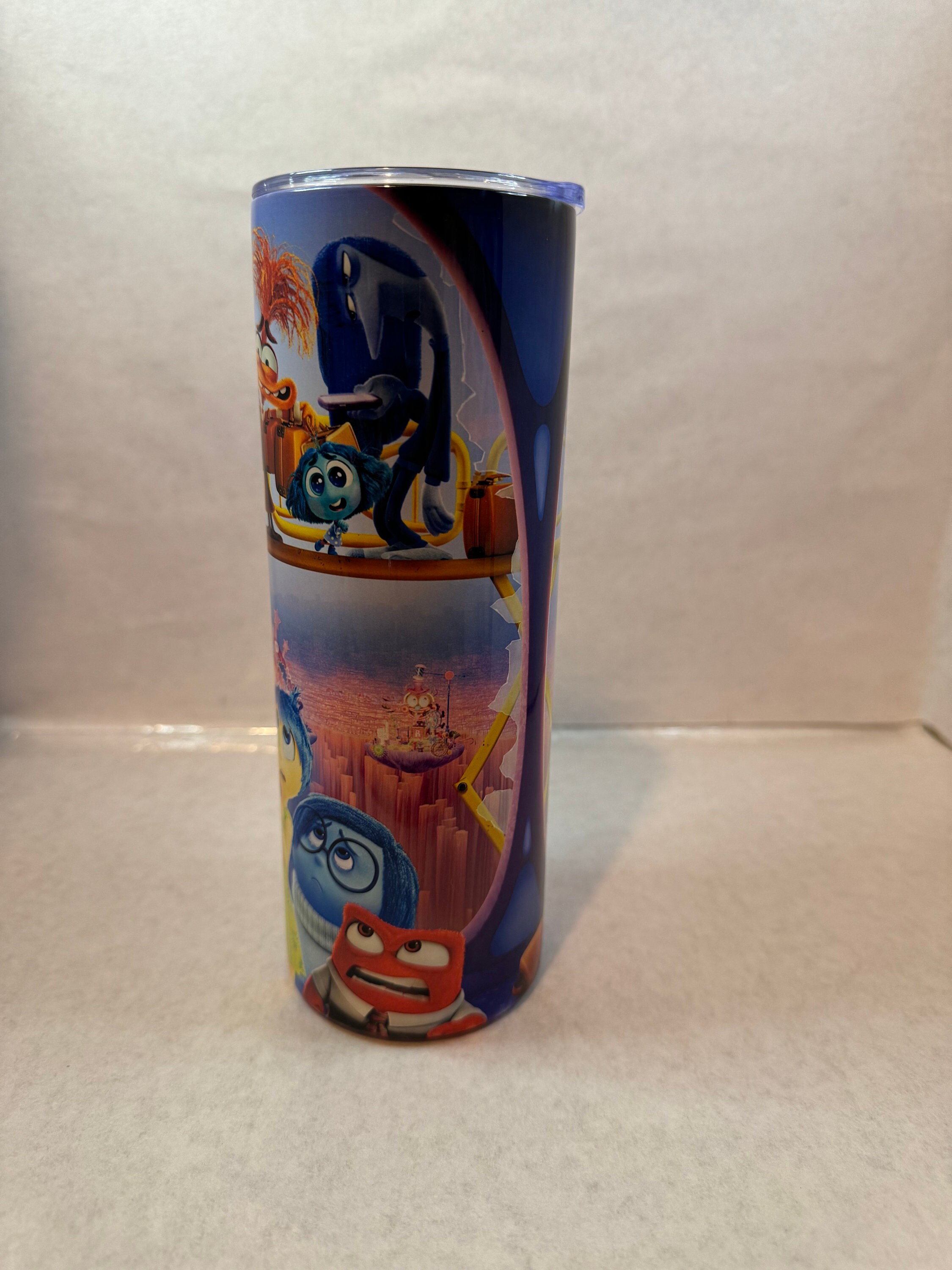 Pixar Inside Out 2 Tumbler 20 Ounce Straight Skinny Stainless Steel ...