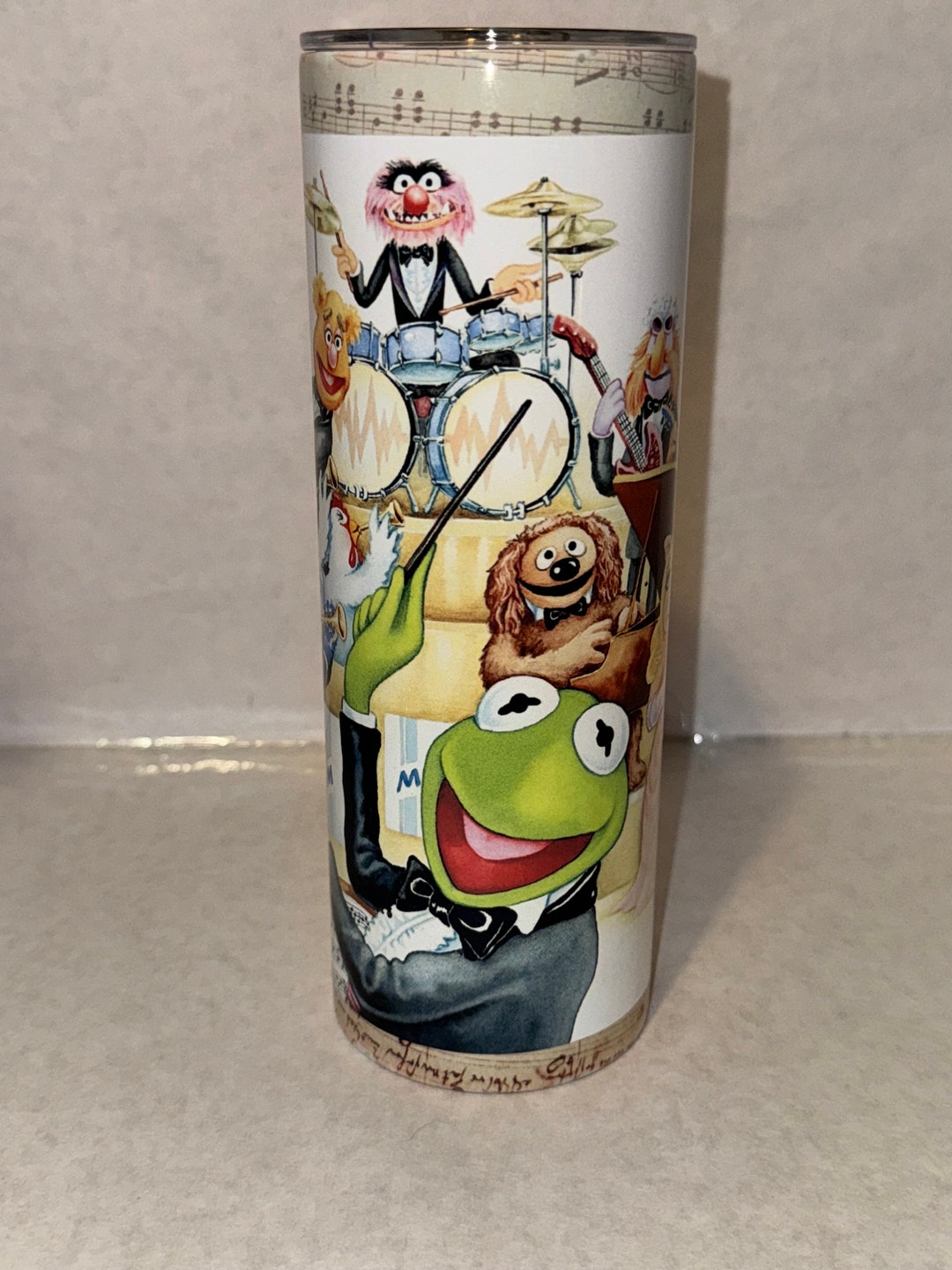 Muppets Stainless Steel Tumbler: Kermit, Piggy & Band - 20 Oz - Etsy