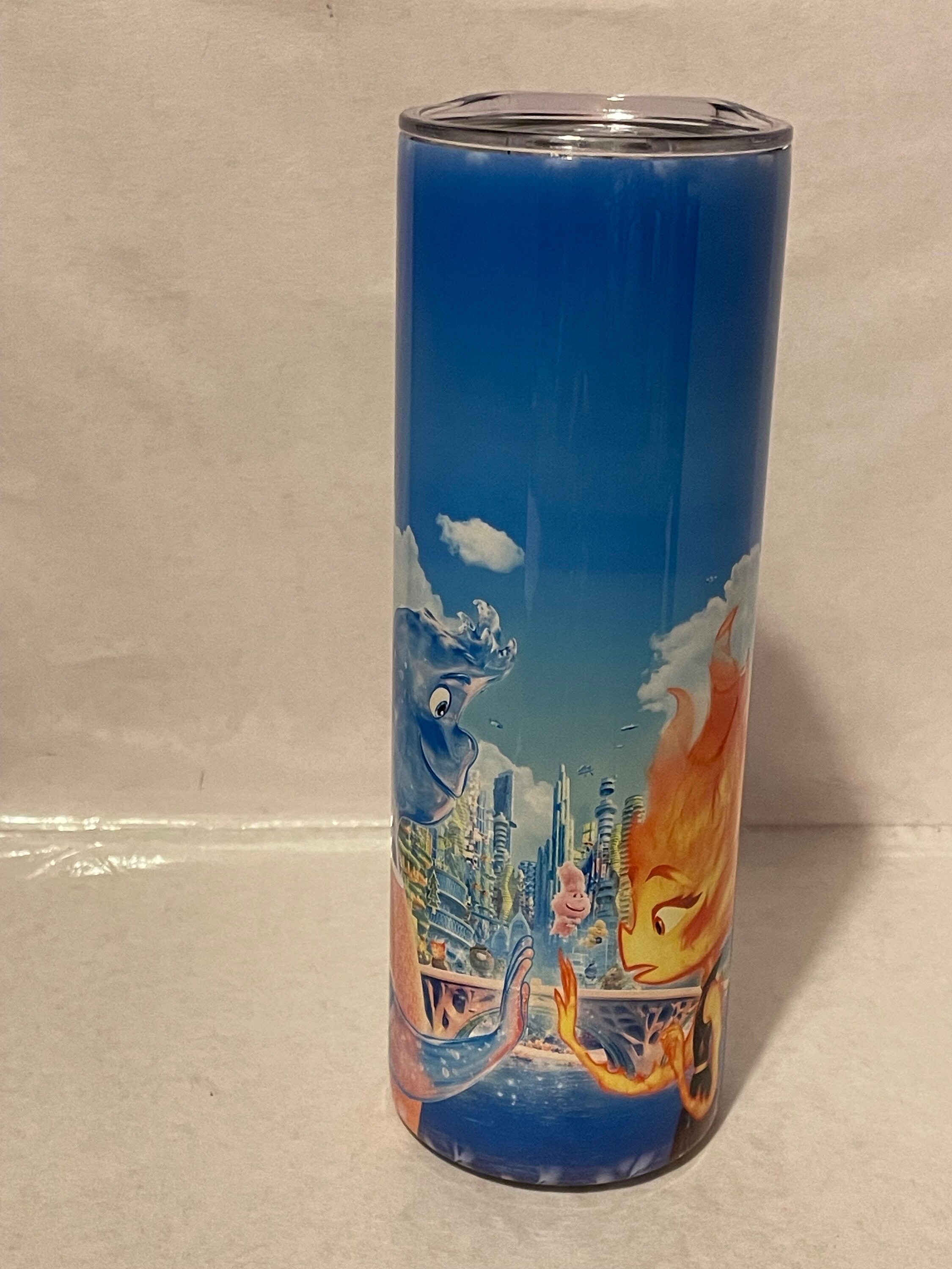 Disney Pixar Elemental Tumbler. Ember and Wade Tumbler. 20 Ounce ...