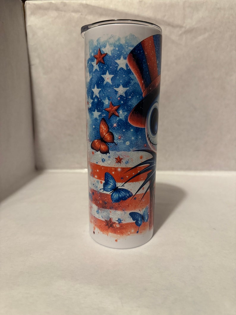 4th of July Jack Skellington Tumbler Patriotic Nightmare Before ...